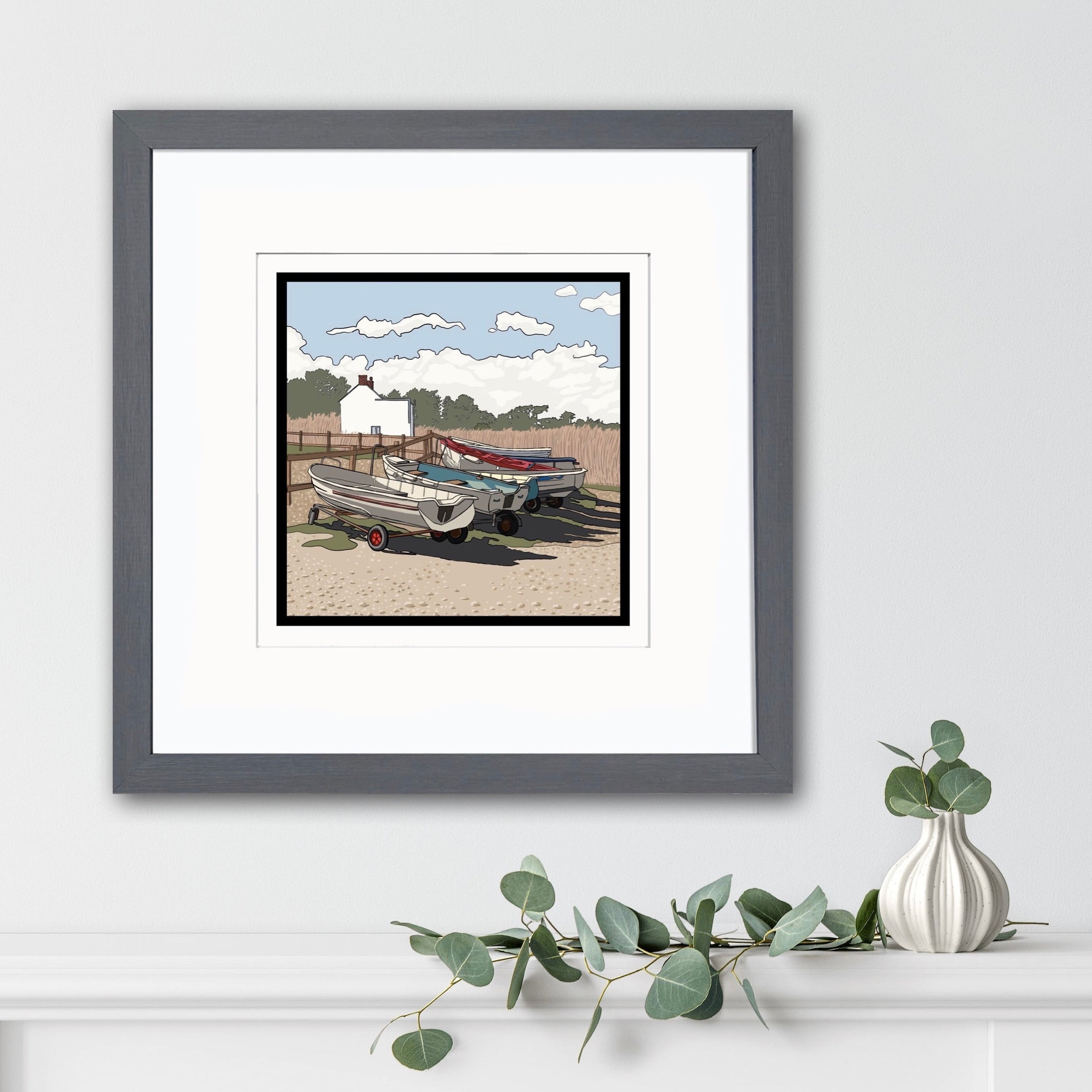 Your favourite UK location art as prints, coasters etc by Zoe Howard