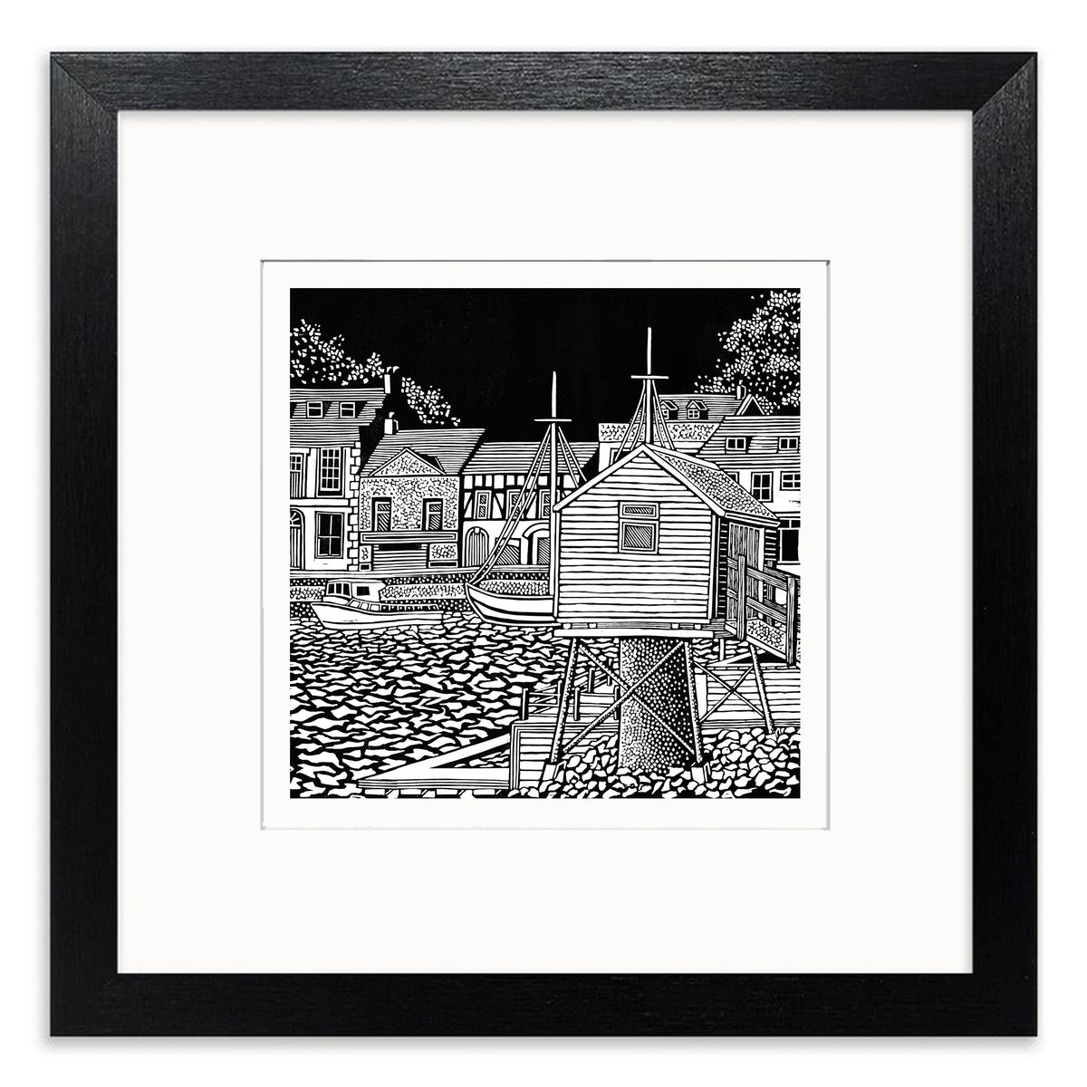 Wells next to the Sea Mounted Digital Print with framing options | Zoe ...